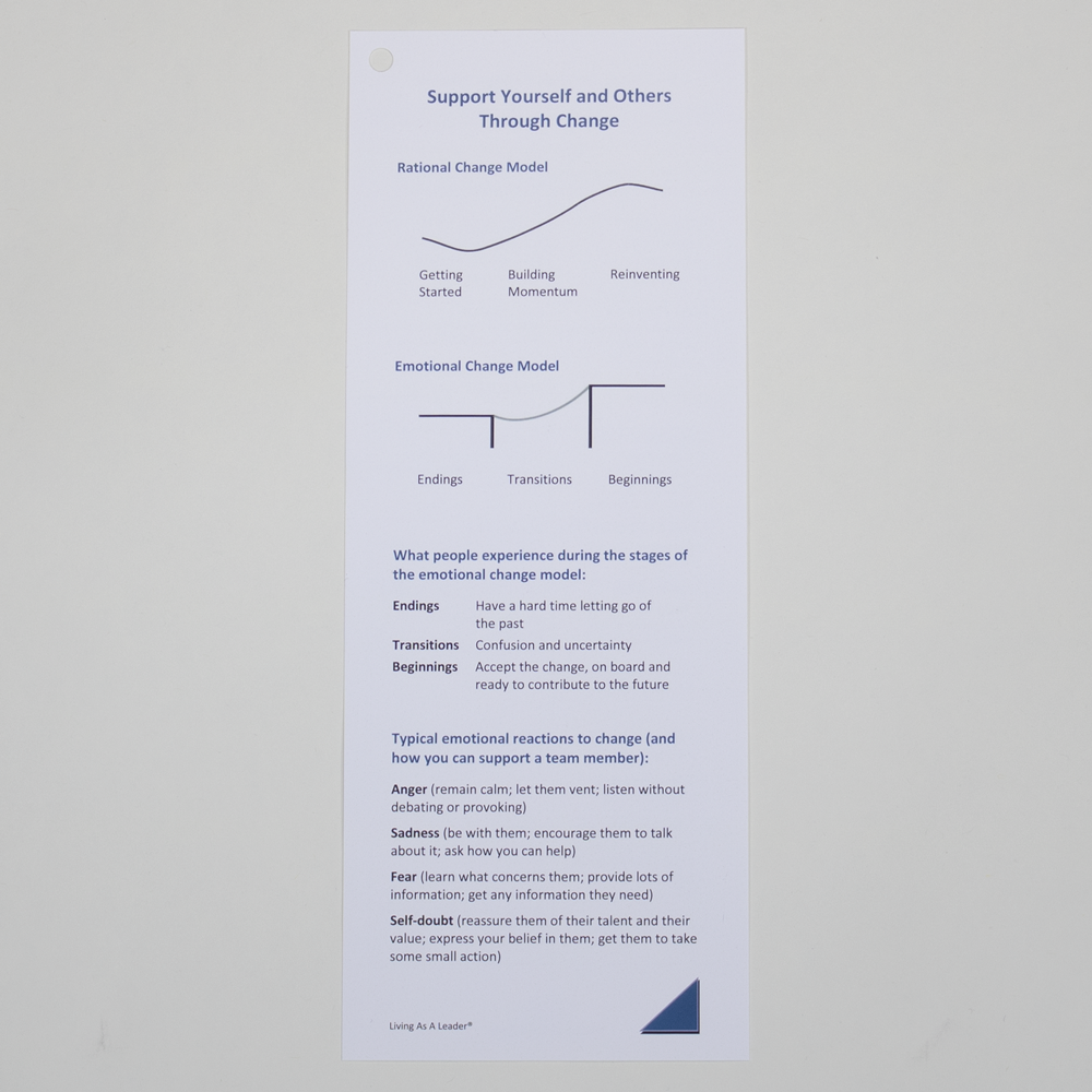 Support Yourself and Others Through Change - Participant Guide and Tip ...